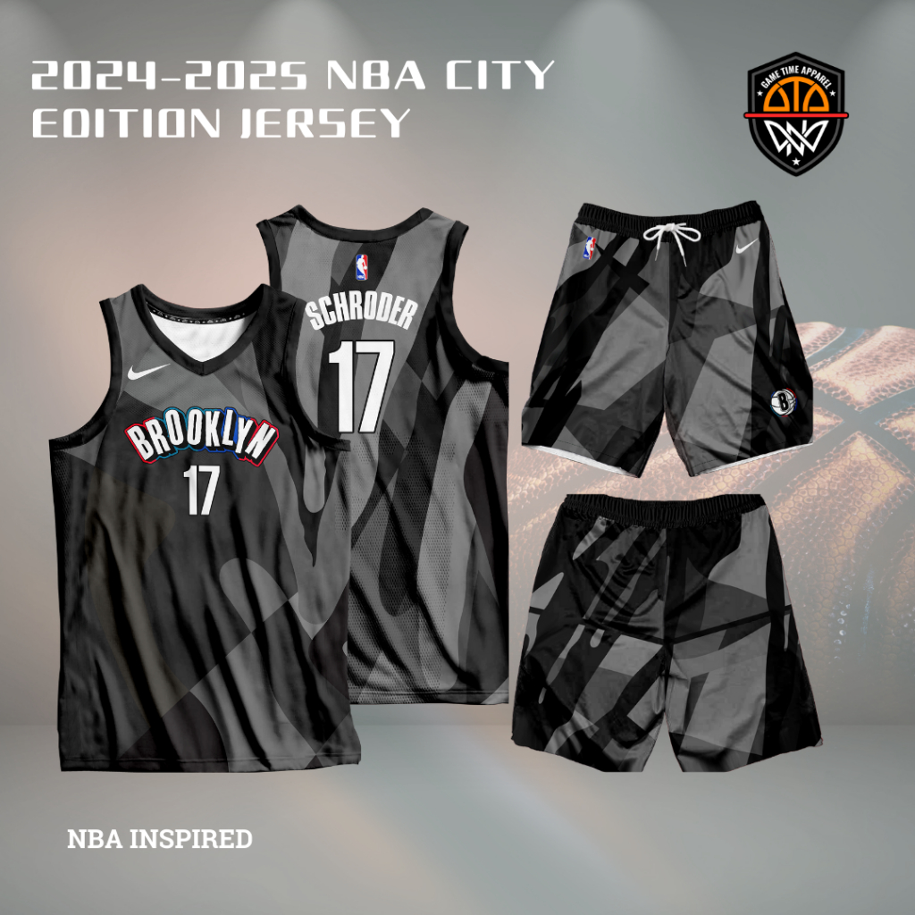 GTA 2024-2025 BROOKLYN NETS CITY EDITION FULL SUBLIMATION HIGH QUALITY ...