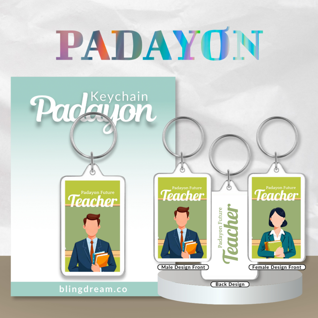 padayon acrylic keychain (glossy back to back print) | Shopee Philippines