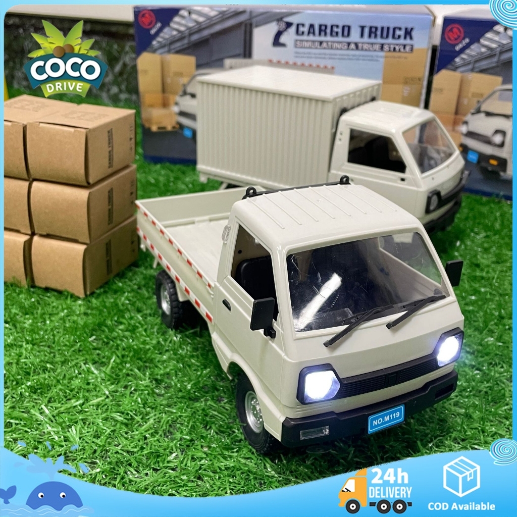 1:16 Electric RC Drift Simulation Cargo Truck Car Remote Control ...