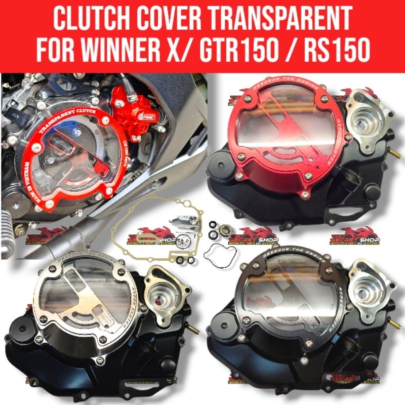 CLUTCH COVER TRANSPARENT FOR WINNER X / GTR150 / RS150 SUM RACING ...