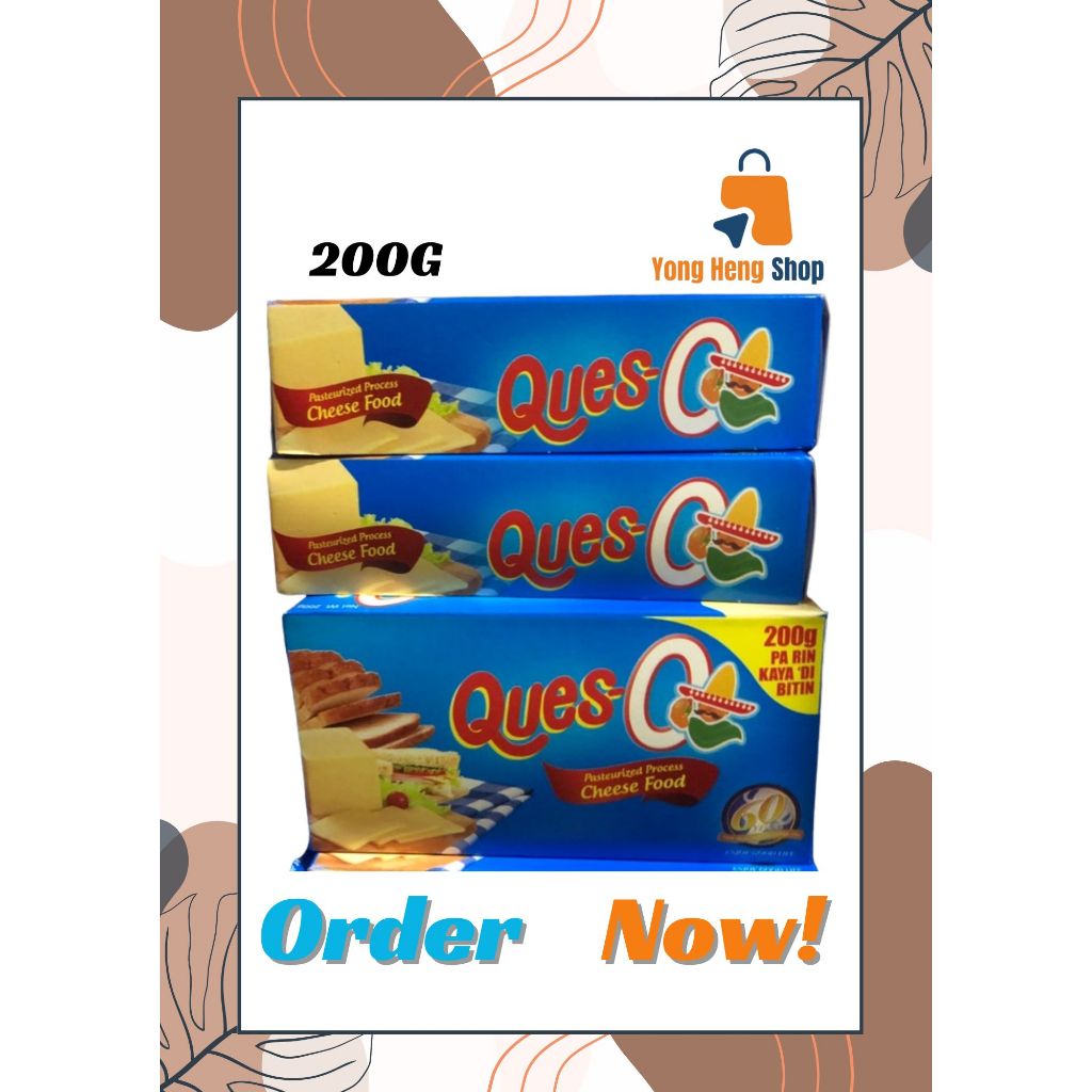 Ques-O Cheese 200g Lowcarb Cheese Pasteurized Process Cheese Can be use ...