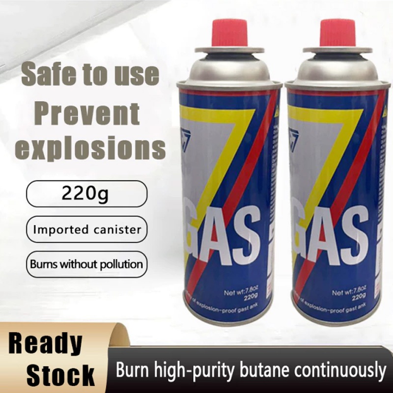 Safe Butane Gas for Portable Gas Stove 220g x 4pcs Korean Gas Tank ...