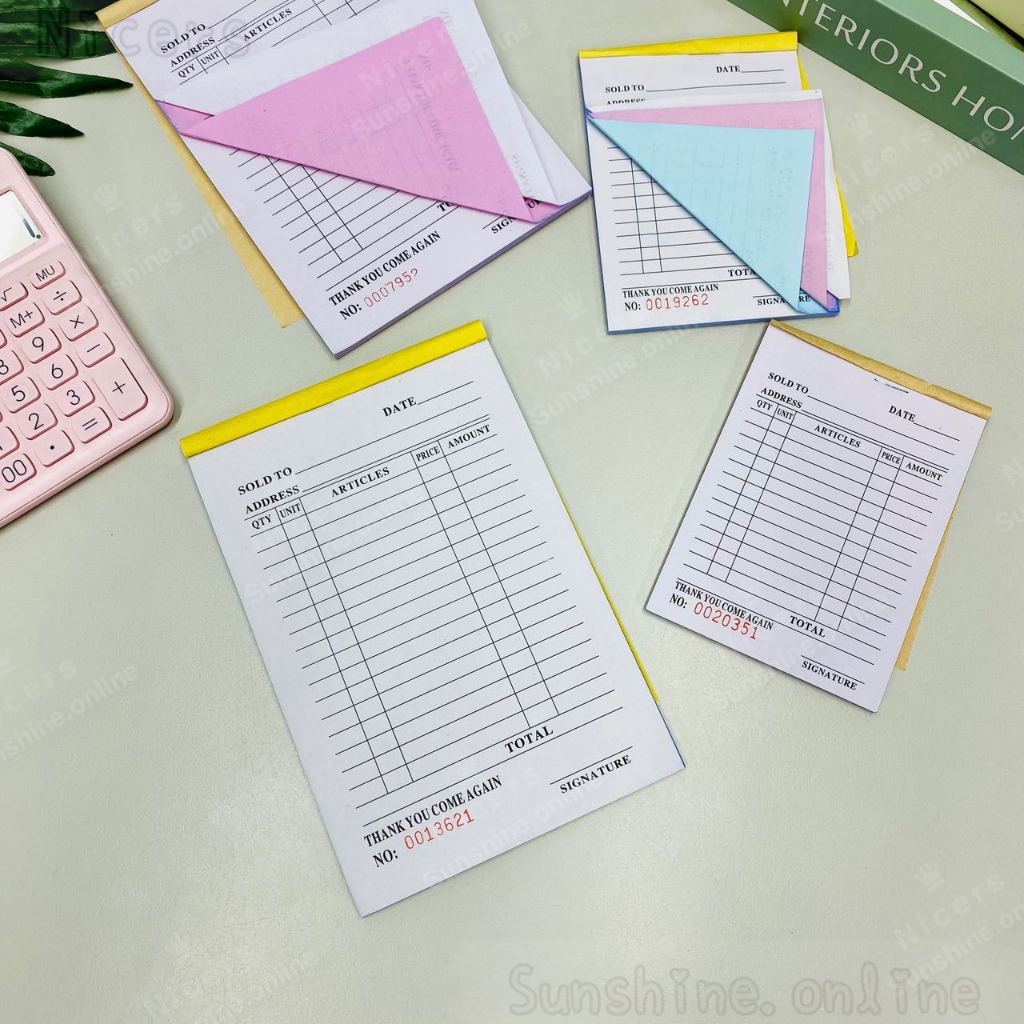 Order Slip Receipt Carbonized Paper Business receipt *2 copy & *3 copy ...
