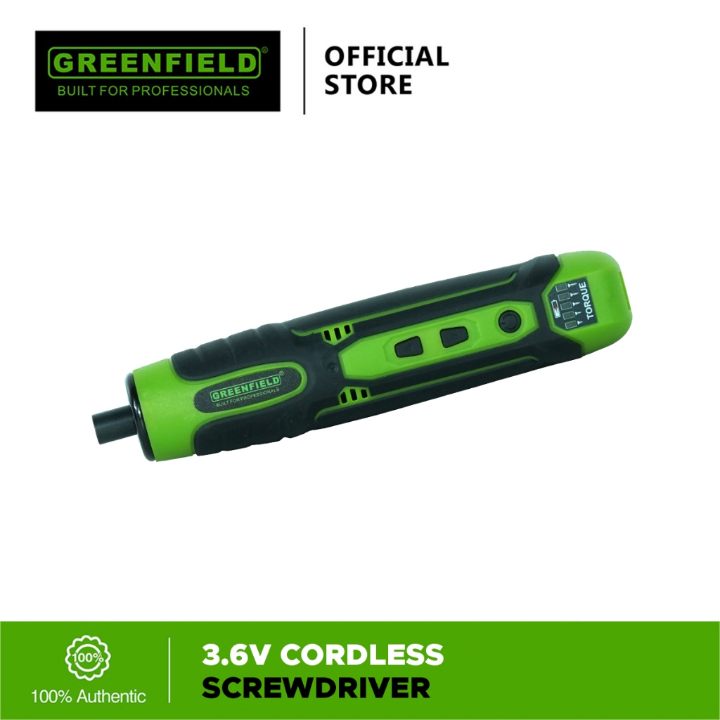 Greenfield 3.6 V Cordless Screwdriver - Power Tools/Home Improvement ...