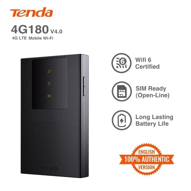 Tenda 4G180 v4.0 4G LTE Mobile Wi-Fi | Shopee Philippines