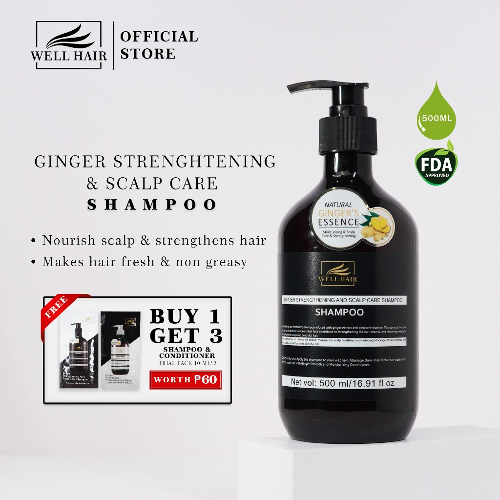 [OFFICIAL] Well Hair Ginger Strengthening & Scalp Care Shampoo ...