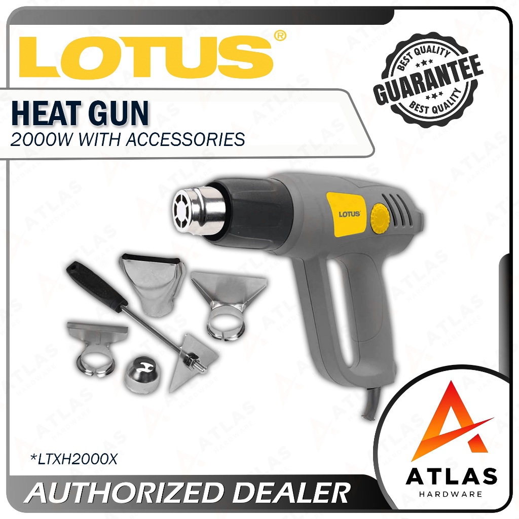 Lotus Heat Gun LTXH2000X Heavy Duty w/ Accessories (NEW VERSION ...