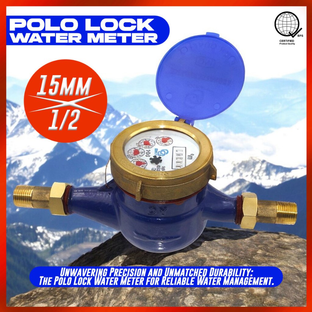 POLOLOCK Water Flow Meter – Durable, Accurate & Reliable Water Usage ...