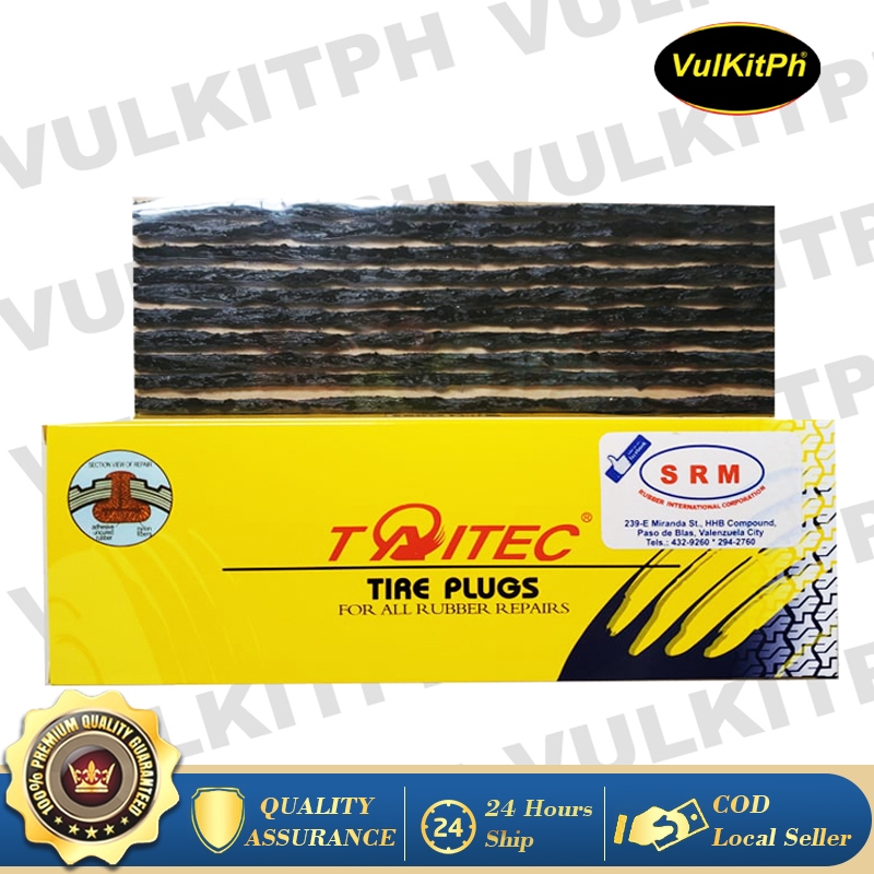 【COD】30pcs Taitec Vulcanizing Rubber String Plug Pasak / Tire Seal ...