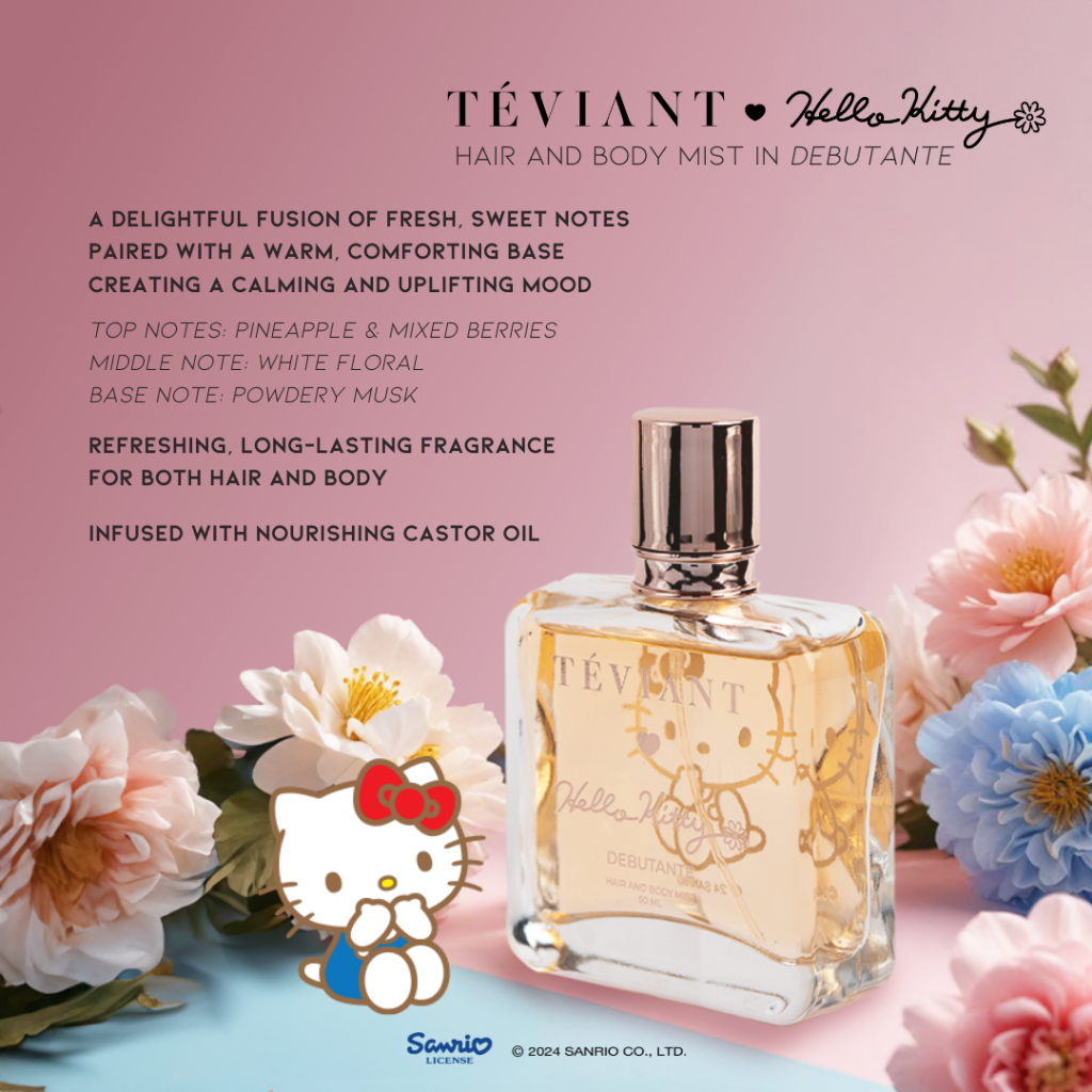 TEVIANT ♡ HELLO KITTY LIMITED EDITION HAIR AND BODY MIST | Shopee ...