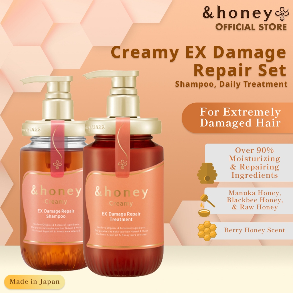 &Honey Creamy Shampoo and Treatment (450 ML Each) | Shopee Philippines