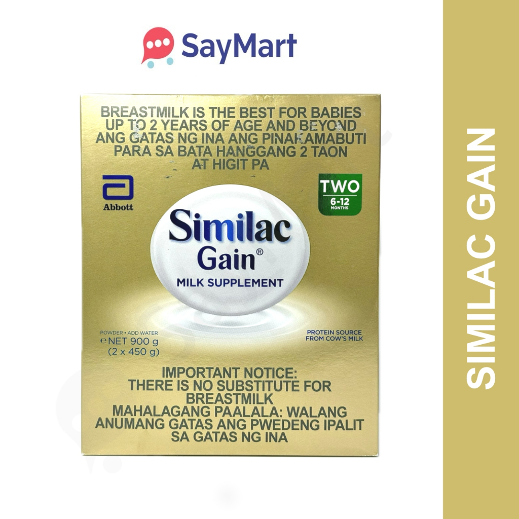 SIMILAC GAIN 5HMO 6-12 MONTHS 900G | Shopee Philippines