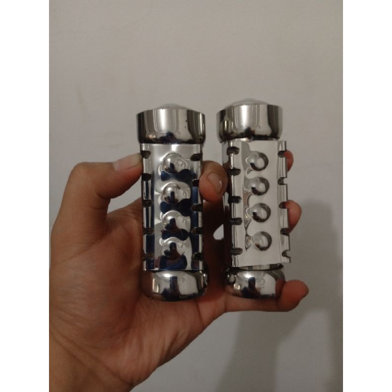 Universal Footrest Stainless Front and Back | Shopee Philippines