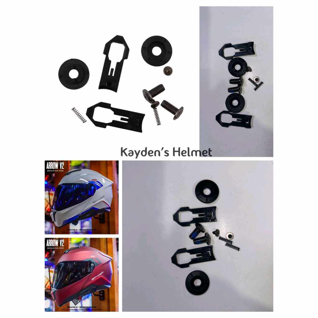 LENS MECHANISM PARTS FOR SPYDER ARROW HELMET | Shopee Philippines