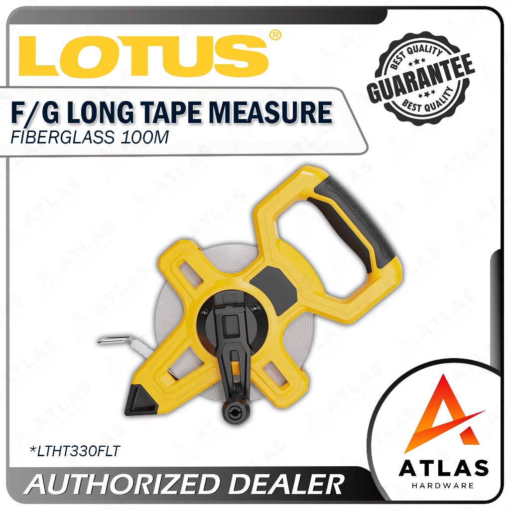 Lotus Fiberglass Long Tape Measure 100M ( LTHT330FLT PRO ) | Shopee ...