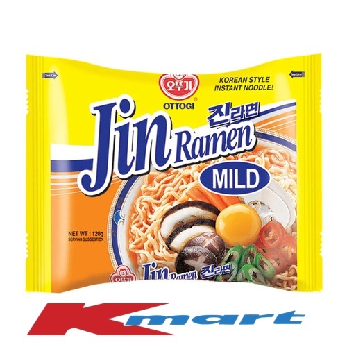 JIN RAMEN (MILD) / SHIN RAMEN ORIGINAL 120G ONLINE KOREAN MART | Shopee ...