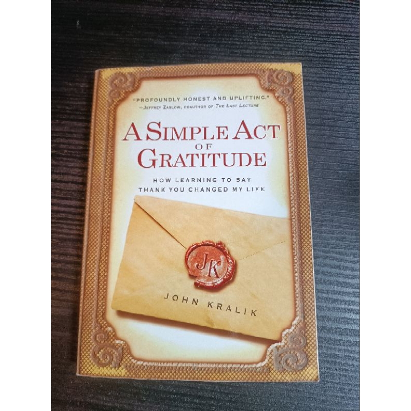 A SIMPLE ACT OF GRATITUDE: HOW LEARNING TO SAY THANK YOU CHANGED MY ...