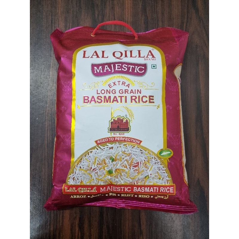 Lal qilla majestic 1121 biryani basmati rice 5kg long grain | Shopee ...