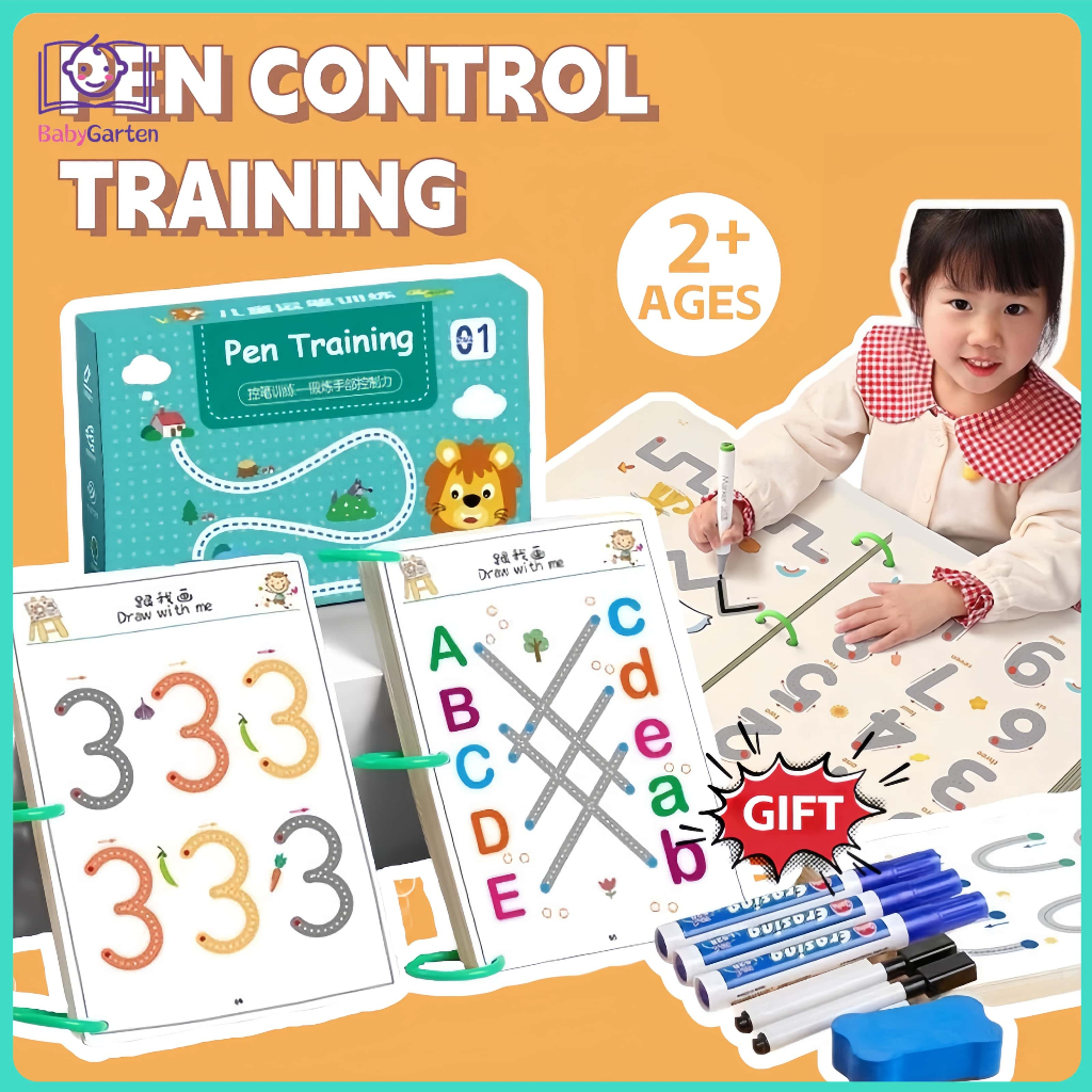 Tracing Books for Kids Reusable Early Learning Busy books for Toddlers ...