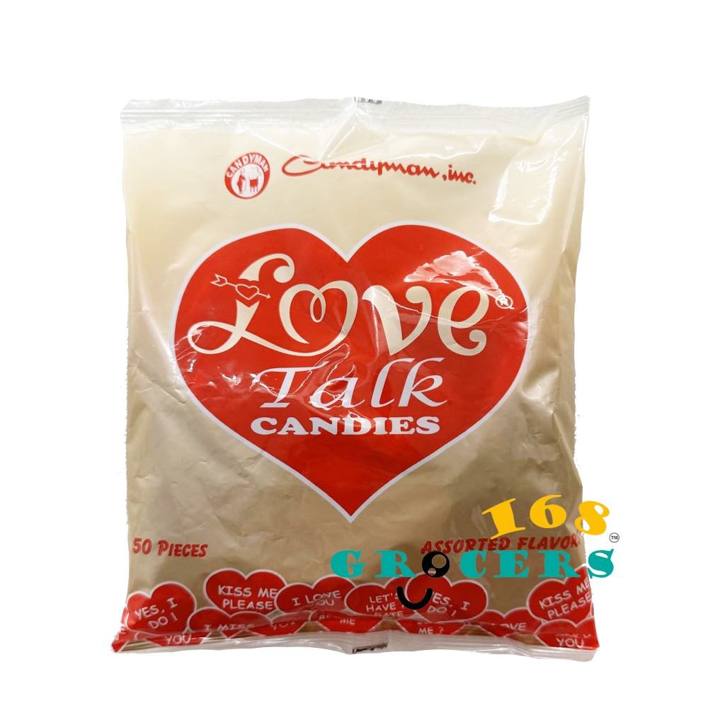 Candyman Love Talk Candies Assorted Flavors 50s | Shopee Philippines