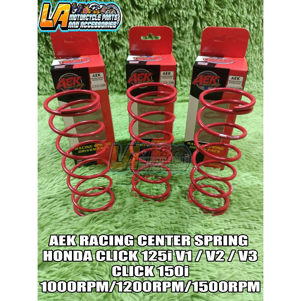 HONDA CLICK 125i v1/v2/v3 / CLICK 150i v1/v2 AEK RACING CENTER SRPING ...