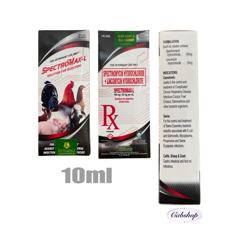 L-Spec Anti Bacterial / Anti Infective 10ml Lspec Spectromax-l for ...