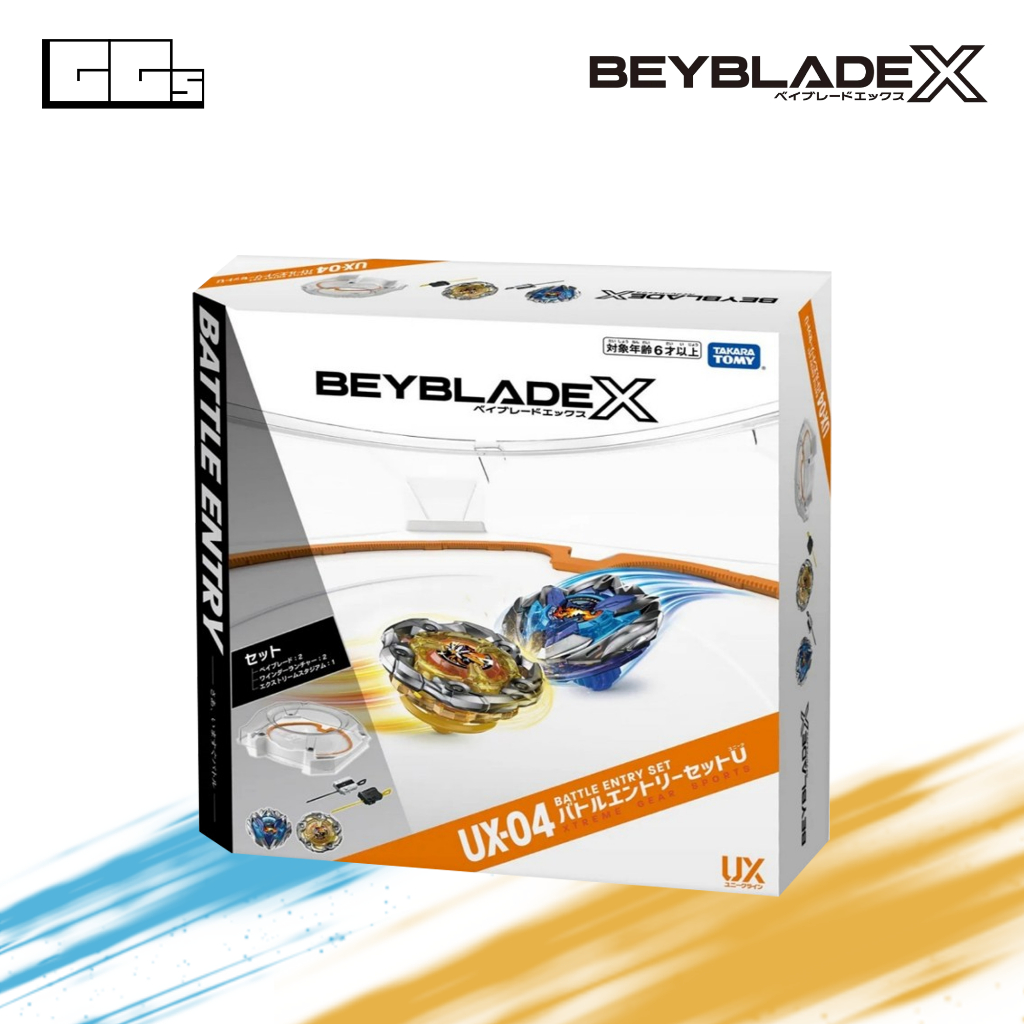BEYBLADE X UX-04 BATTLE ENTRY SET U (BAN KEE) | Shopee Philippines