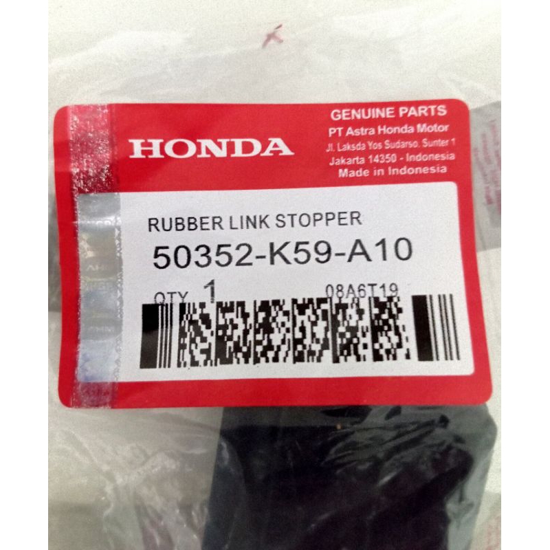 RUBBER LINK STOPPER Honda Click125i/150i (v1, v2) Honda Beat FI (v1, v2 ...