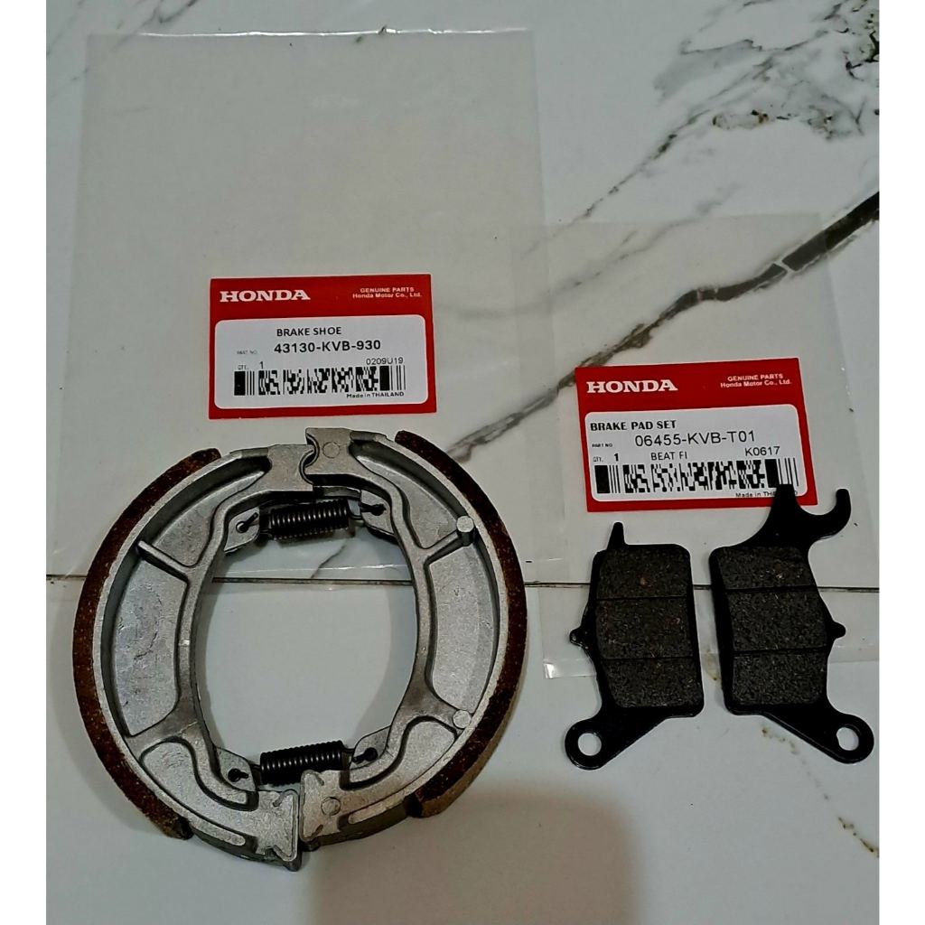 BRAKE SHOE BRAKE PAD SET FOR HONDA BEAT FI V1/V2 CLICK Ver1 THAILAND ...