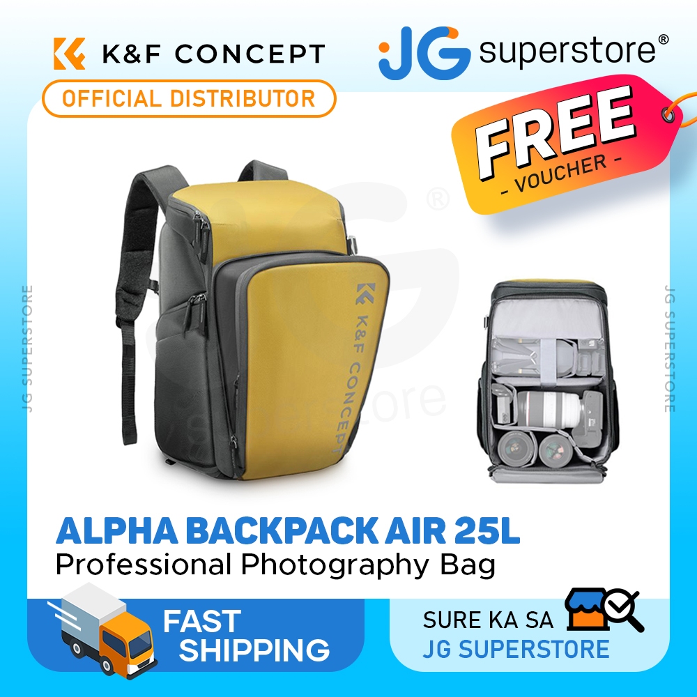 K&F Concept Alpha Air 25L Camera Backpack Bag for Travel & Photography ...