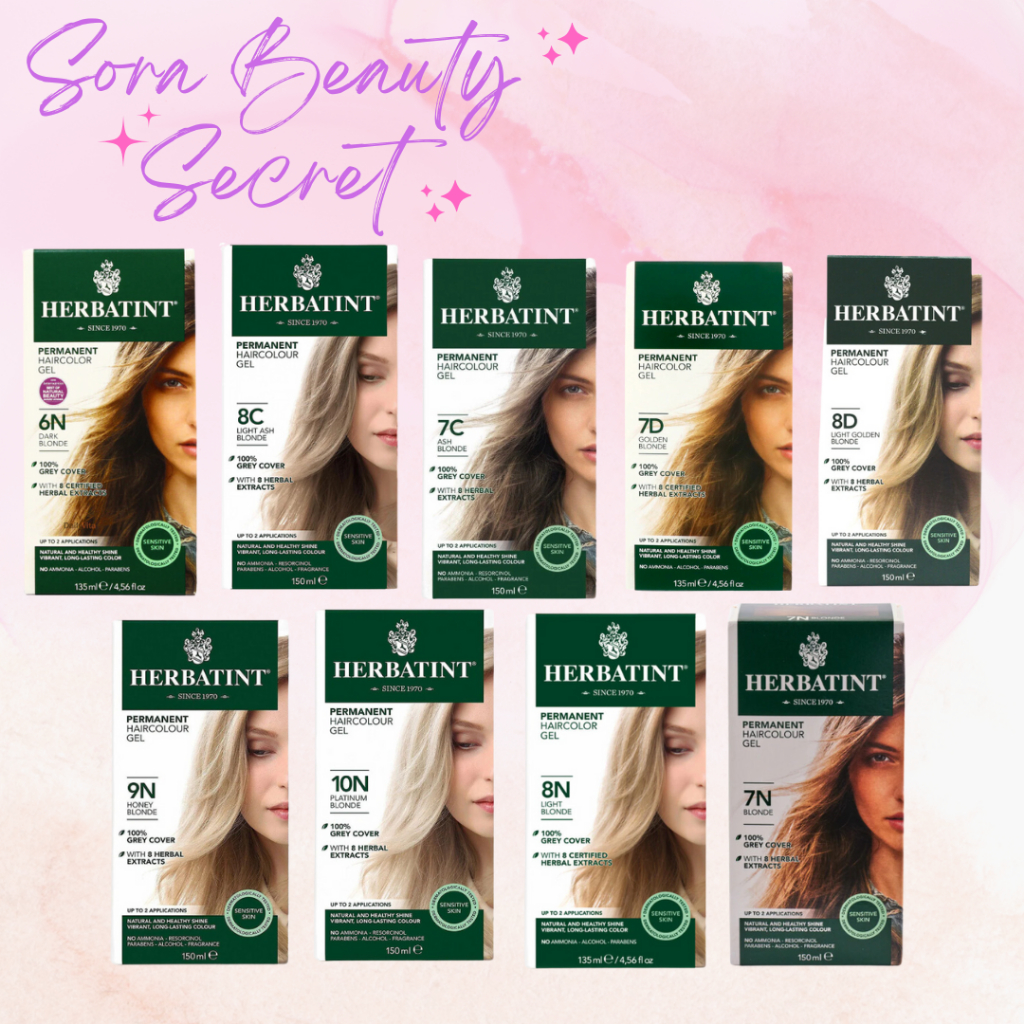 Sora Beauty | Herbatint 6C, 7N, 8N, 10N, 9N, 8D, 7D, 7C, 8C,6N, 6D, 6C ...