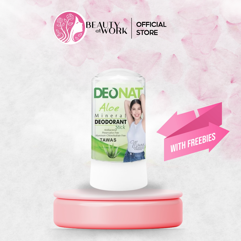 DEONAT Aloe Mineral Deodorant Stick With Freebies | Shopee Philippines