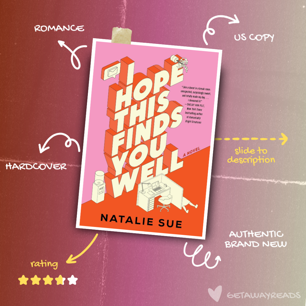 I Hope This Finds You Well by Natalie Sue (Hardcover) | Shopee Philippines
