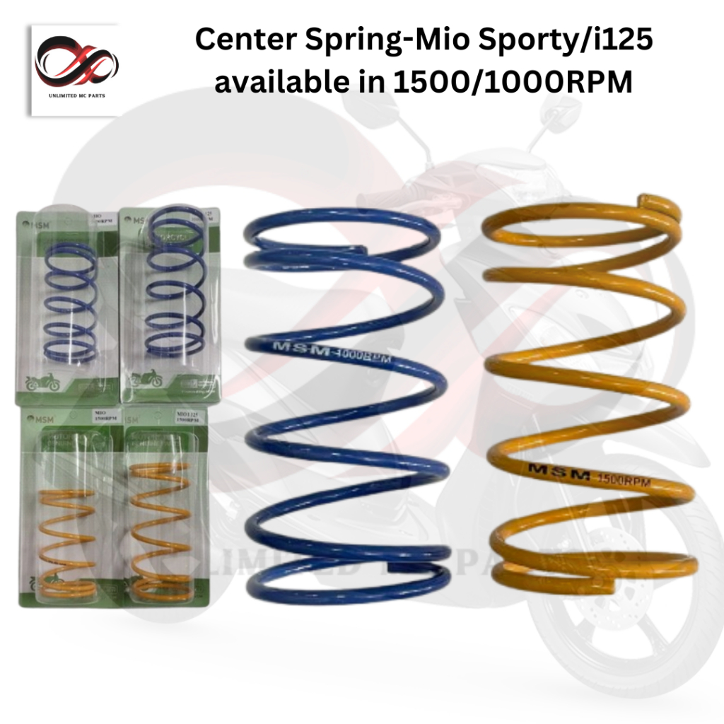 Center Spring-Mio Sporty/i125 available in 1500/1000RPM | Shopee ...