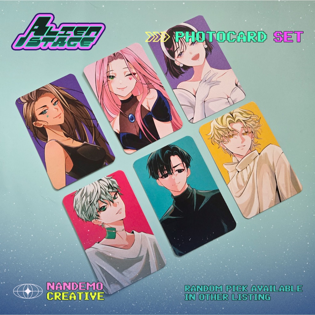 Alien Stage - Photocard - Guaranteed Set of 6 - ALNST | Shopee Philippines