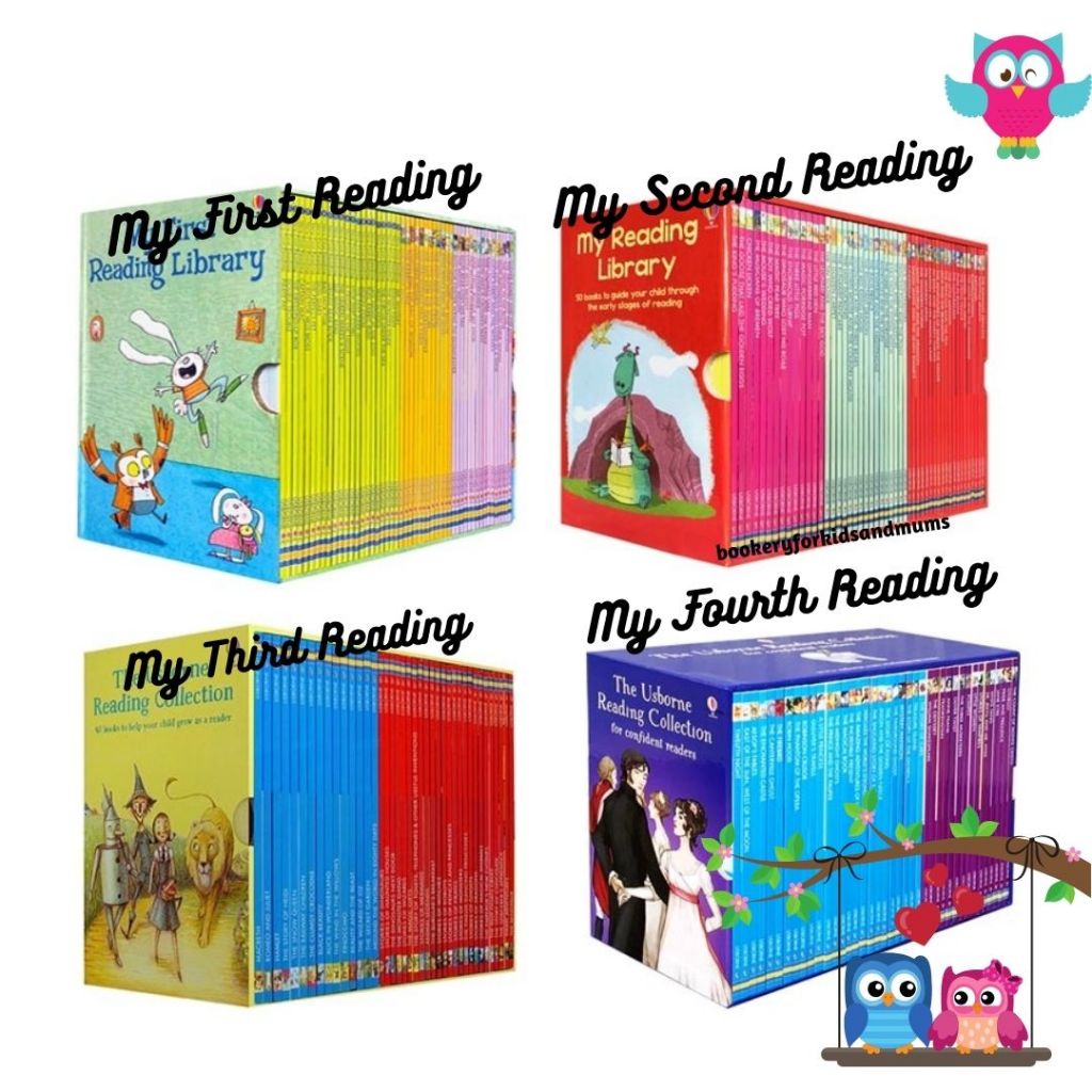 Usborne Reading Library series 1-4 (box set) brand new softcovers ...