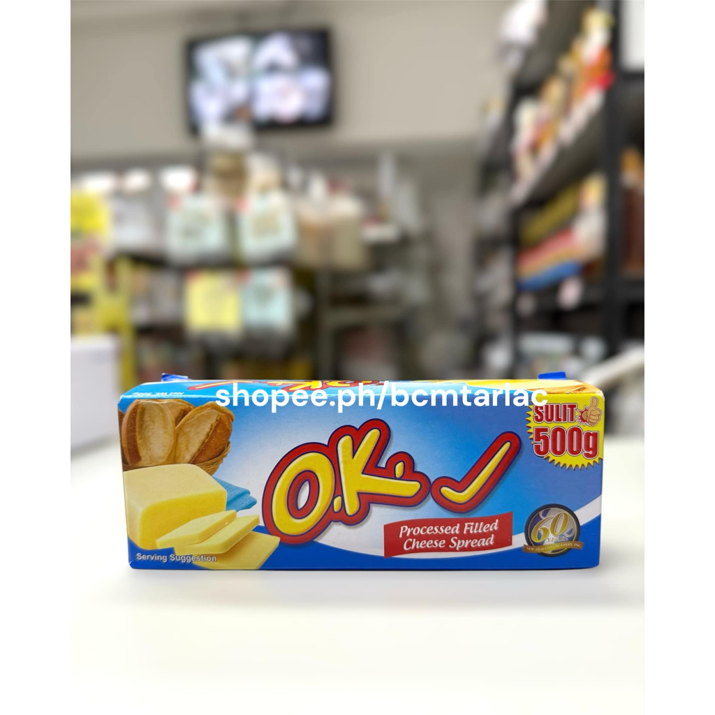 OK Processed Filled Cheese 500 Grams NET Expiry Aug 13, 2025 | Shopee ...