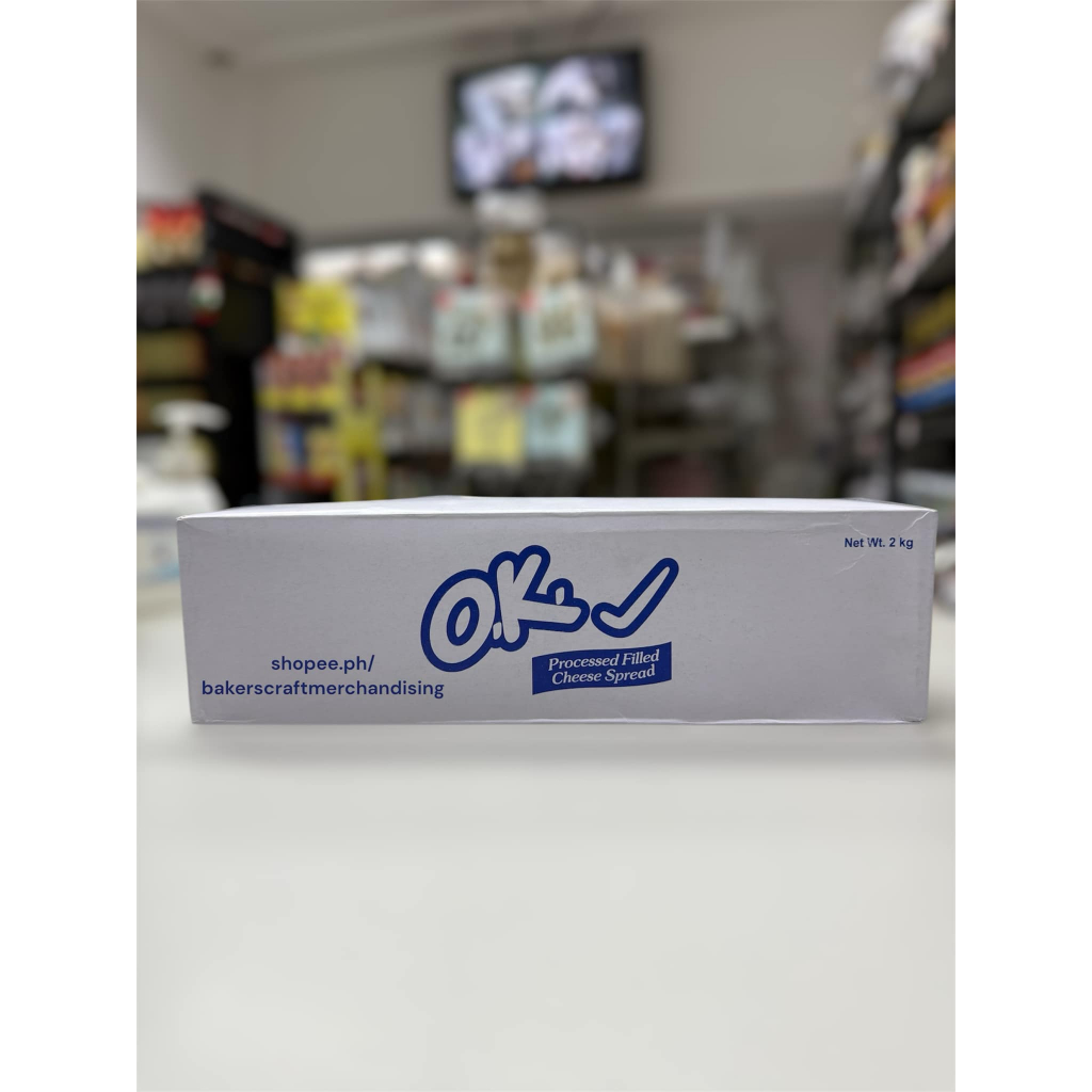 OK PROCESSED FILLED CHEESE 2 KG NET | Shopee Philippines