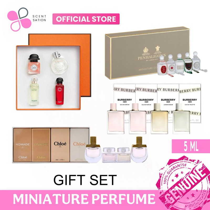 MINIATURE | MINI | TRAVEL SIZE GIFT SET PERFUME (AUTHENTIC) | Shopee ...