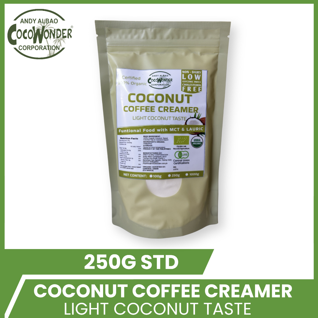 COCONUT MILK - 250G COCONUT COFFEE CREAMER LIGHT COCONUT TASTE ...