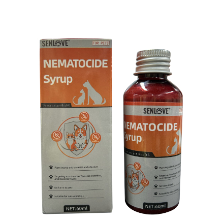 SENLOVE Pet Dewormer Syrup Nematocide Anthelmintic Pang Purga Dewormer ...