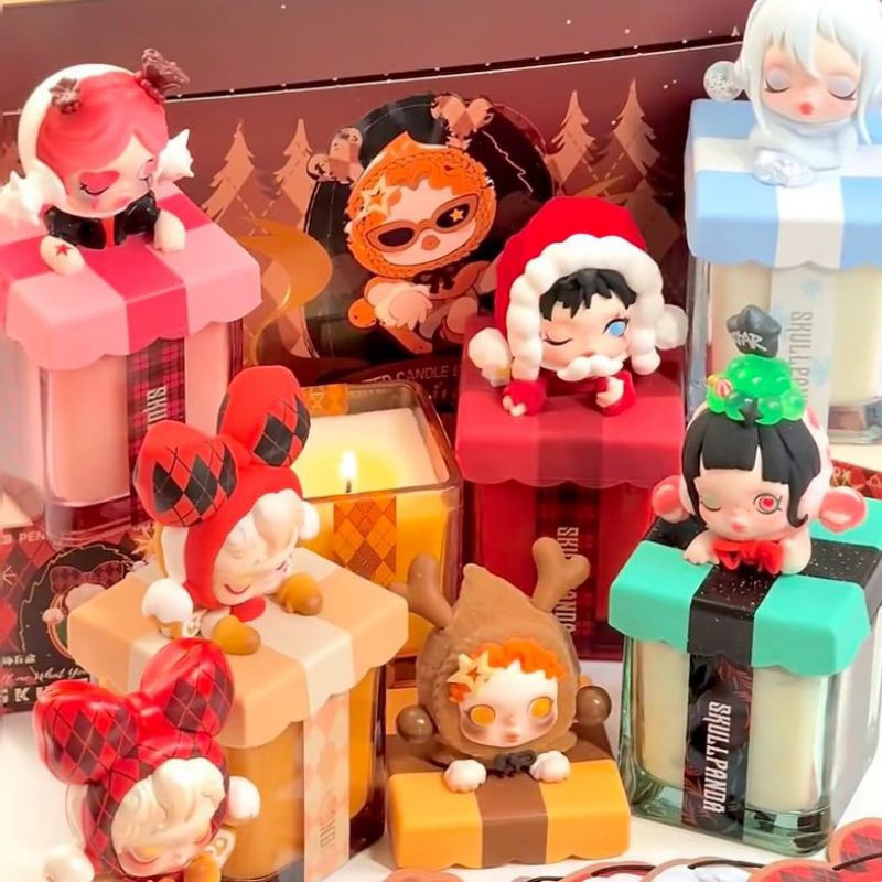 Genuine Pop Mart Popmart Skullpanda Scented Candle Aromatherapy Scent ...