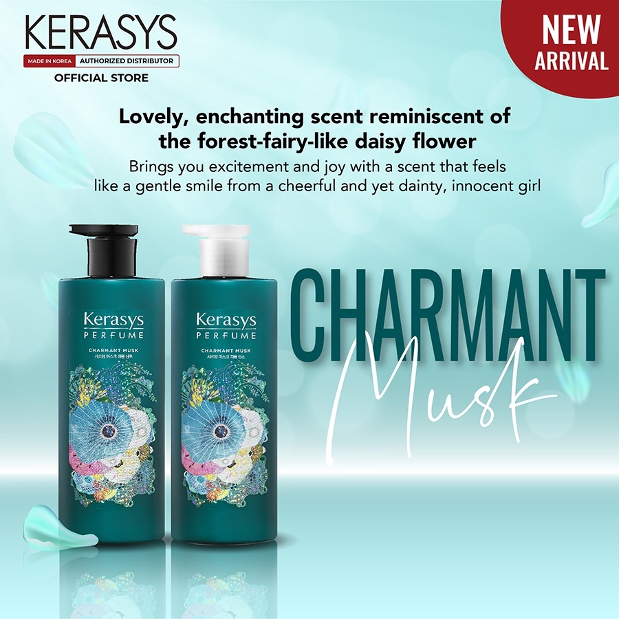 Kerasys Perfume Charmant Musk shampoo,conditioner, per set 600 ml ...