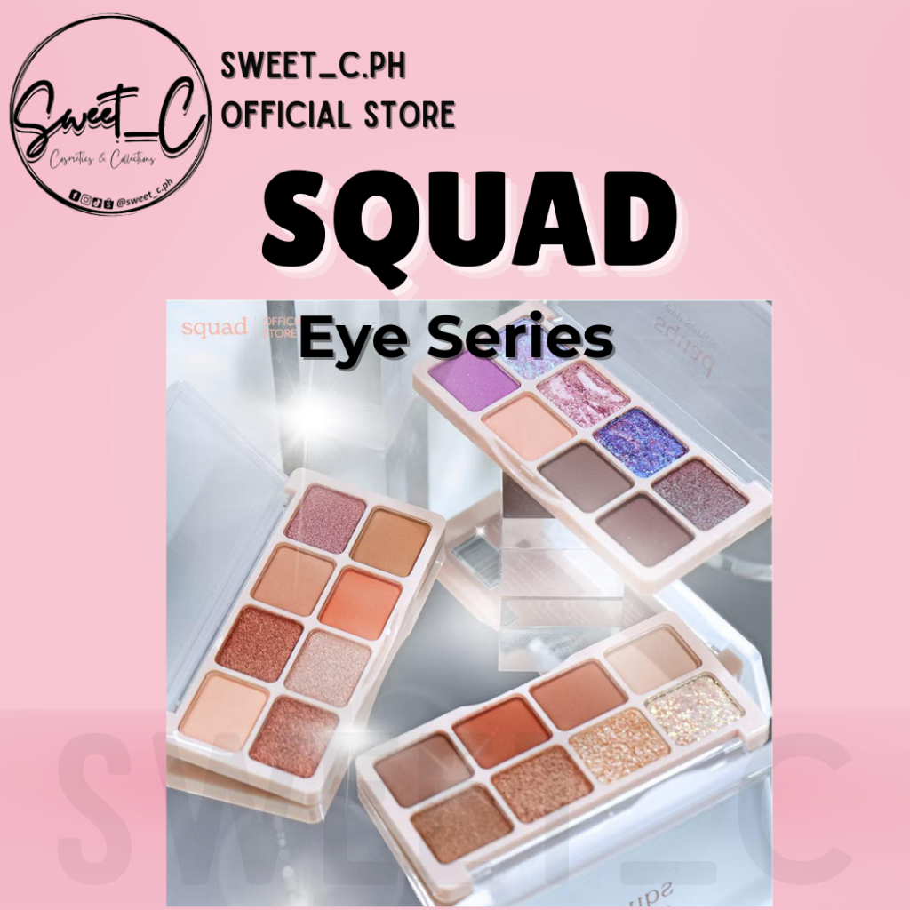 Squad Cosmetics Eye Series - Eyeshadow Palette | Shopee Philippines