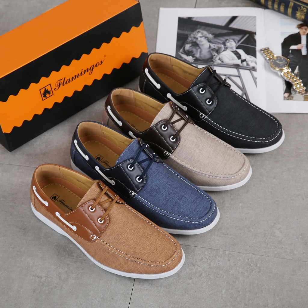 【AhSin】Men's casual slip on fashion Doudou shoes WDS-907 | Shopee ...