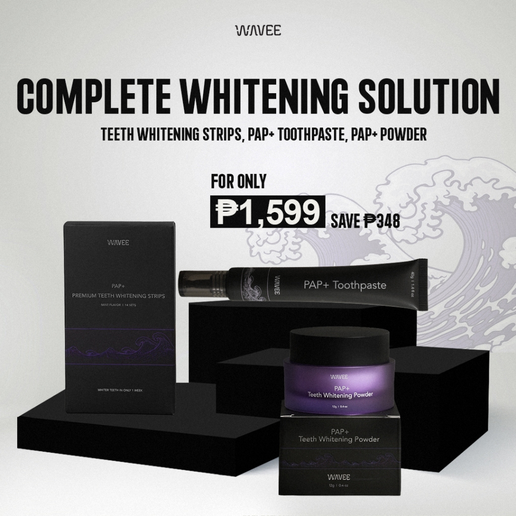 Wavee Complete Whitening Solution / PAP+ Toothpaste / PAP+ Powder ...