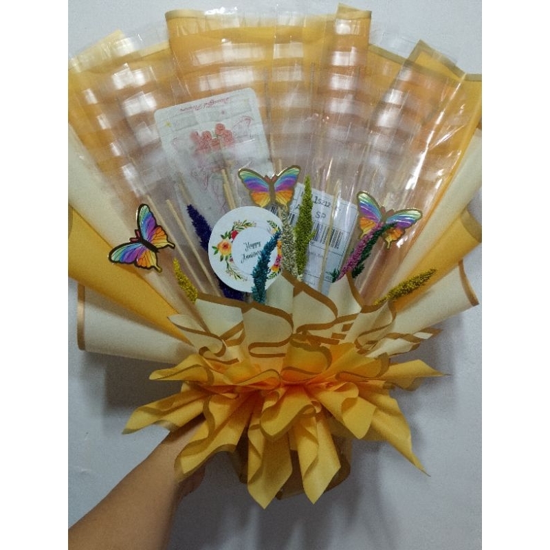EMPTY BOUQUET FOR MONEY BOUQUET WITH LIGTH | Shopee Philippines