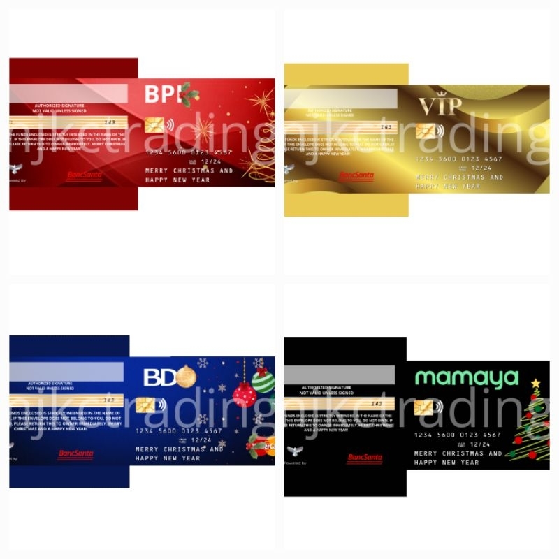 ATM AMPAO CARD SIZE money ampao christmas ampao money envelope | Shopee ...