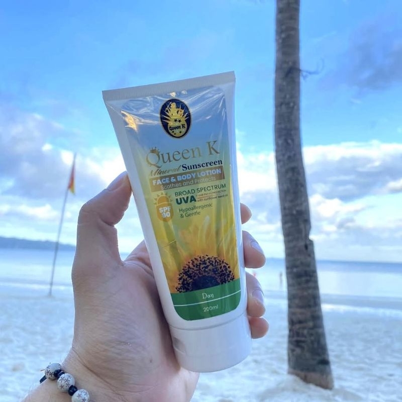 QueenK - Mineral Sunscreen Face and Body Lotion | Shopee Philippines