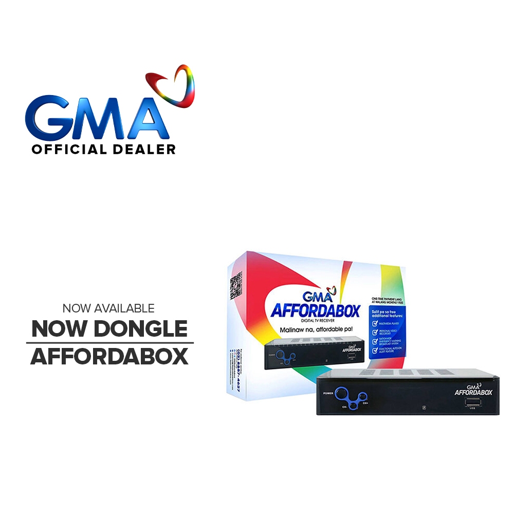 GMA AFFORDABOX Digital TV Receiver / GMA NOW Mobile Digital TV Dongle ...